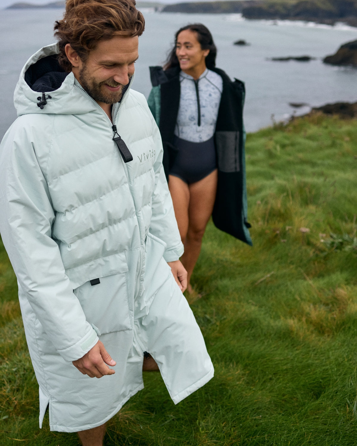 Puffer Drying & Changing Robe - Matcha Green – Vivida Lifestyle